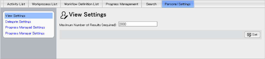 [Common Settings] Page